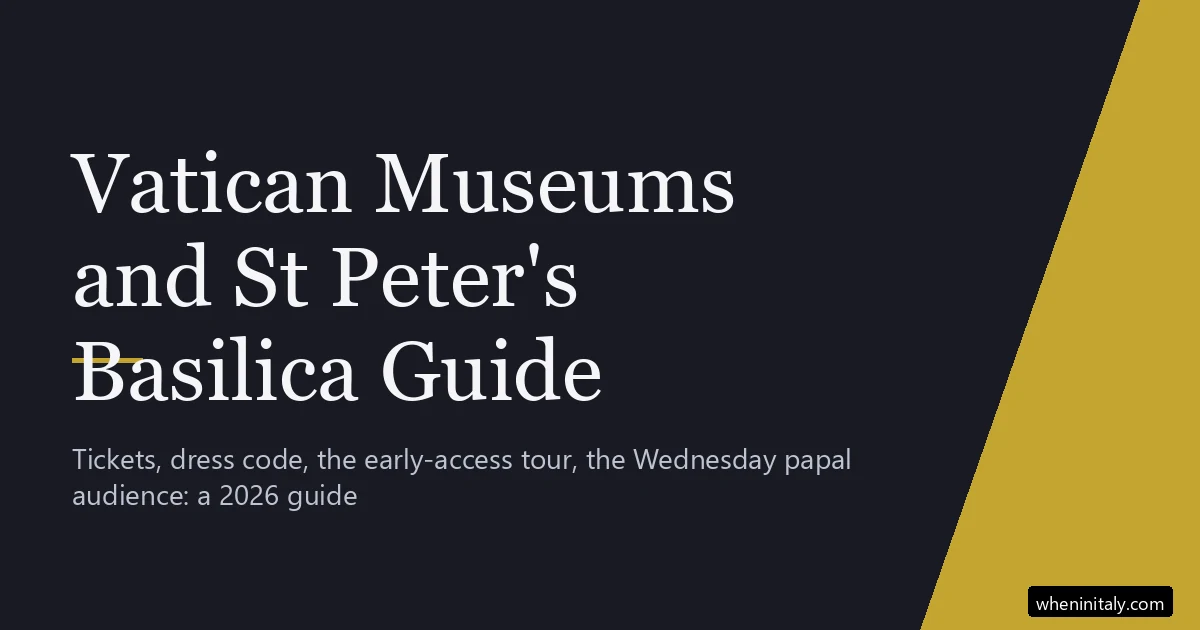 Vatican Museums and St Peter's Basilica Guide: 7 cities, 493 Vatican tours
